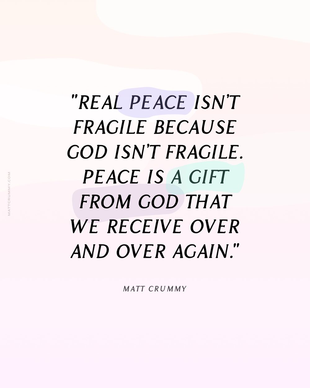 Inciting Love: Why Real Peace Isn't Fragile But We Are